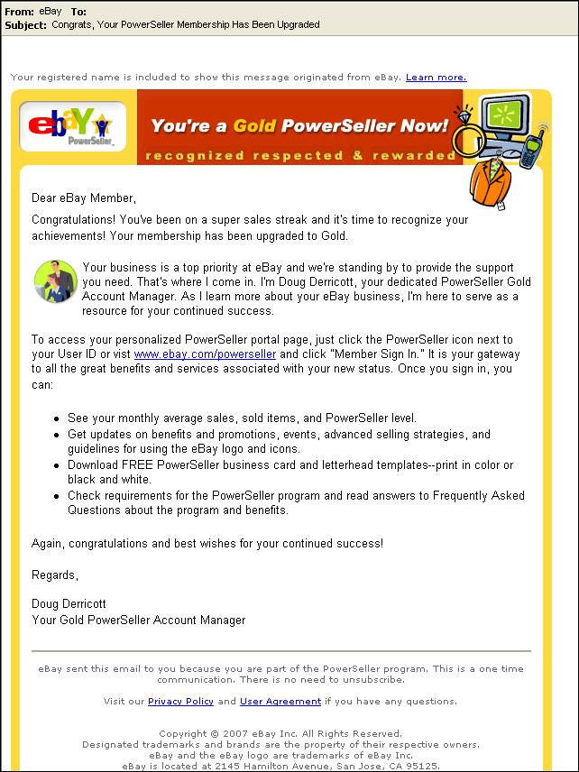 DON`T TRUST: eBay phishing scams